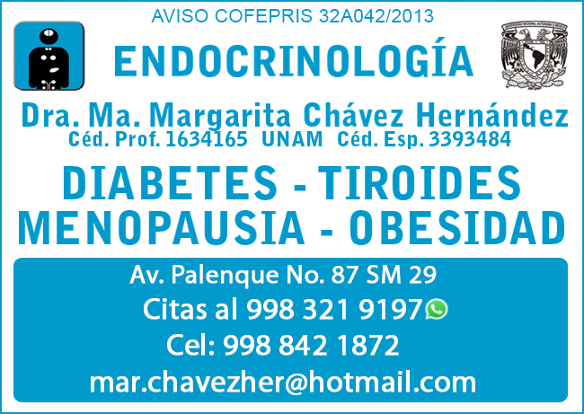 Endocrinología en Cancún Dra. Margarita Chávez Hernández - Directorio ...